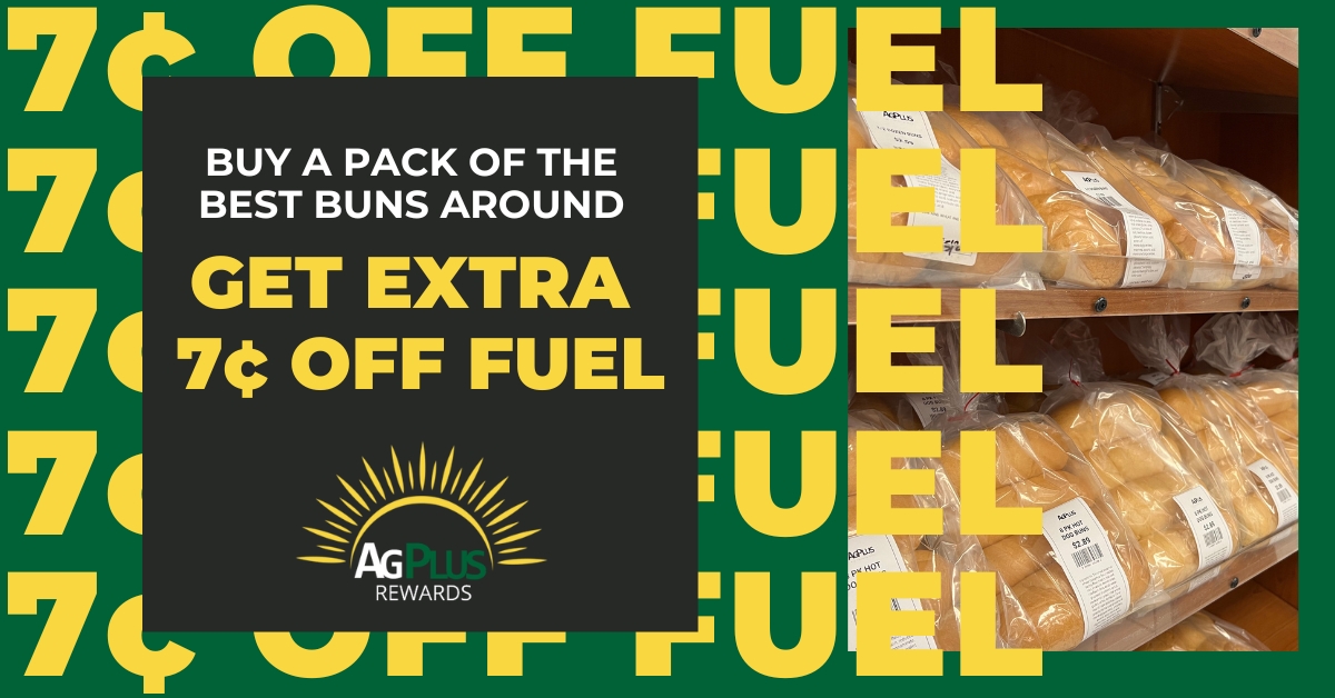 Get Extra 7¢ Off Fuel When You Buy a Pack of Ag Plus Buns